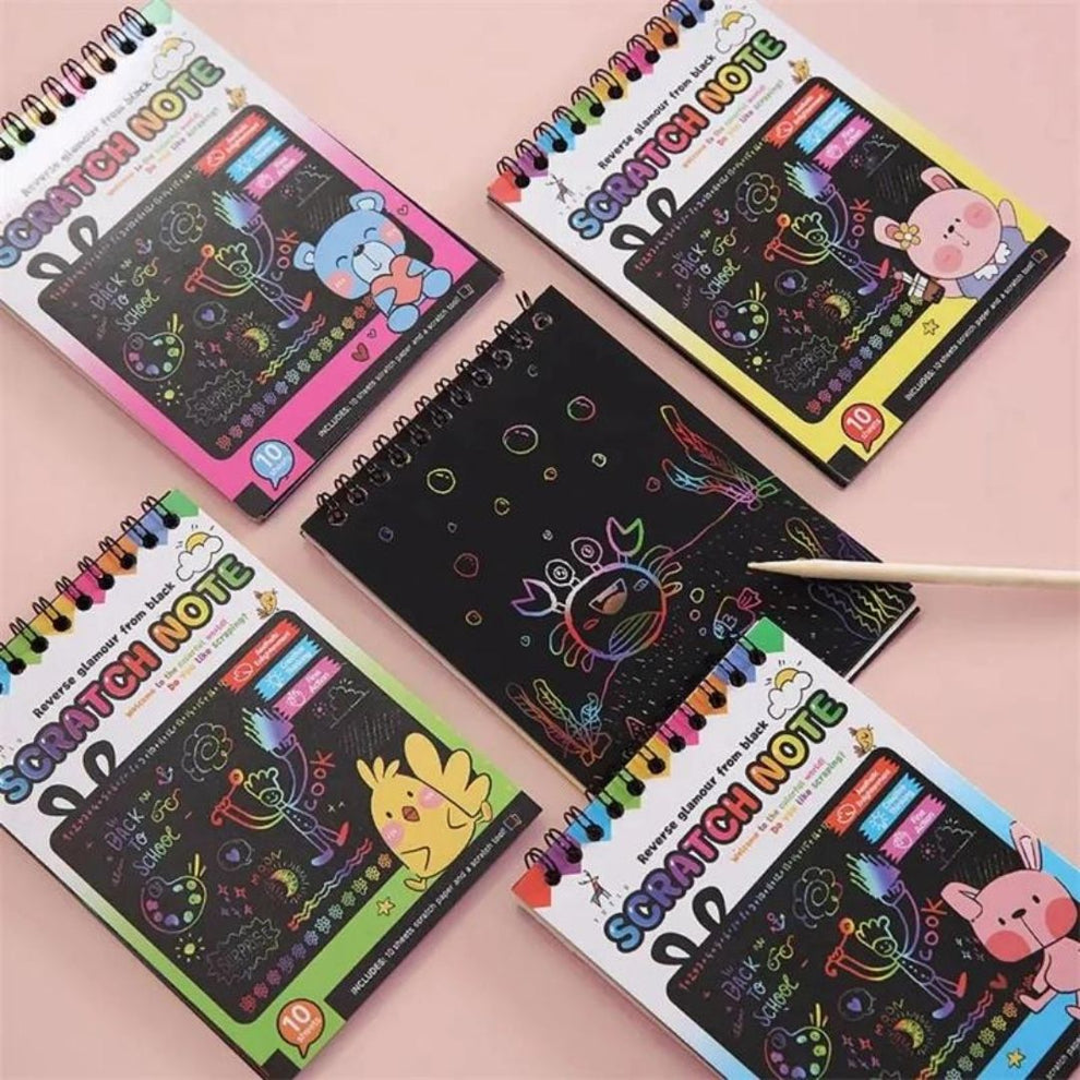 Creative Kids A5 Scratch Pad - Big: Safe, Non-Toxic, and Fun ( Pack of ...