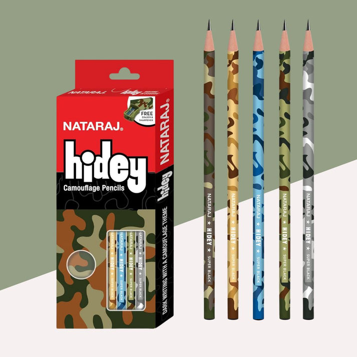Nataraj Hidey Camouflage Pencils Set ( Pack of 10 ) – Topperskit LLP