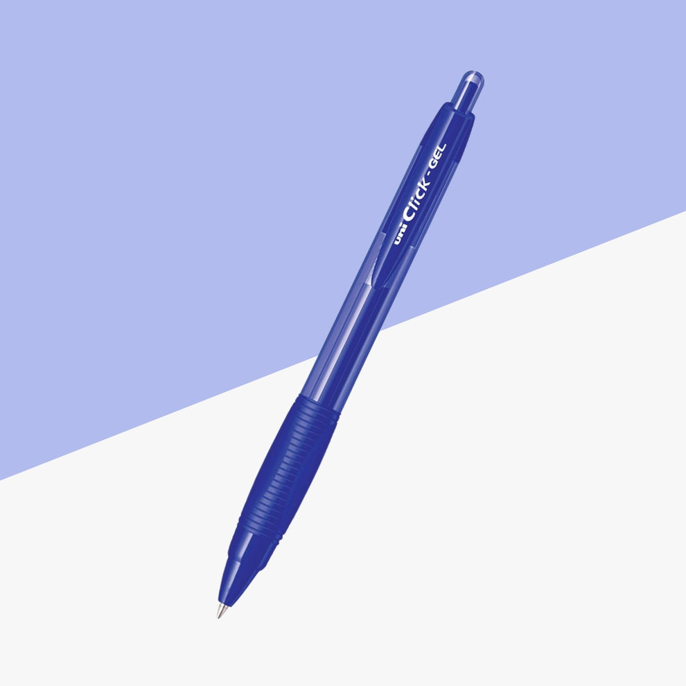 Uni-Ball Click Gel Pen Blue – Fine Point 0.7mm (Pack of 1) – Topperskit LLP