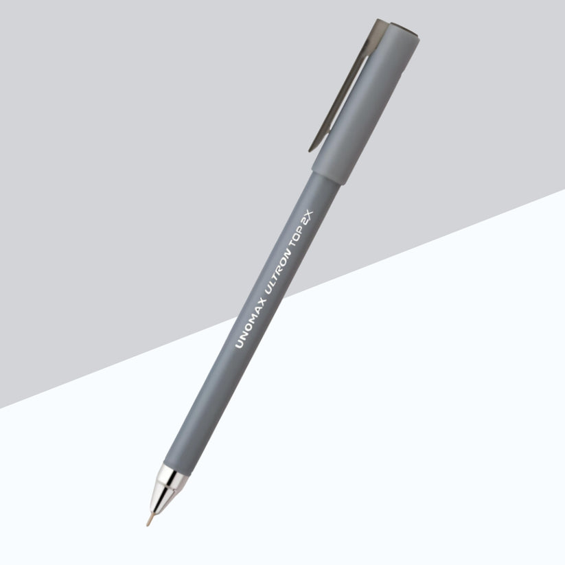 Unomax Ultron Top 2X 0.7mm Tip Ball Pen - Black Ink (Pack of 1 ...