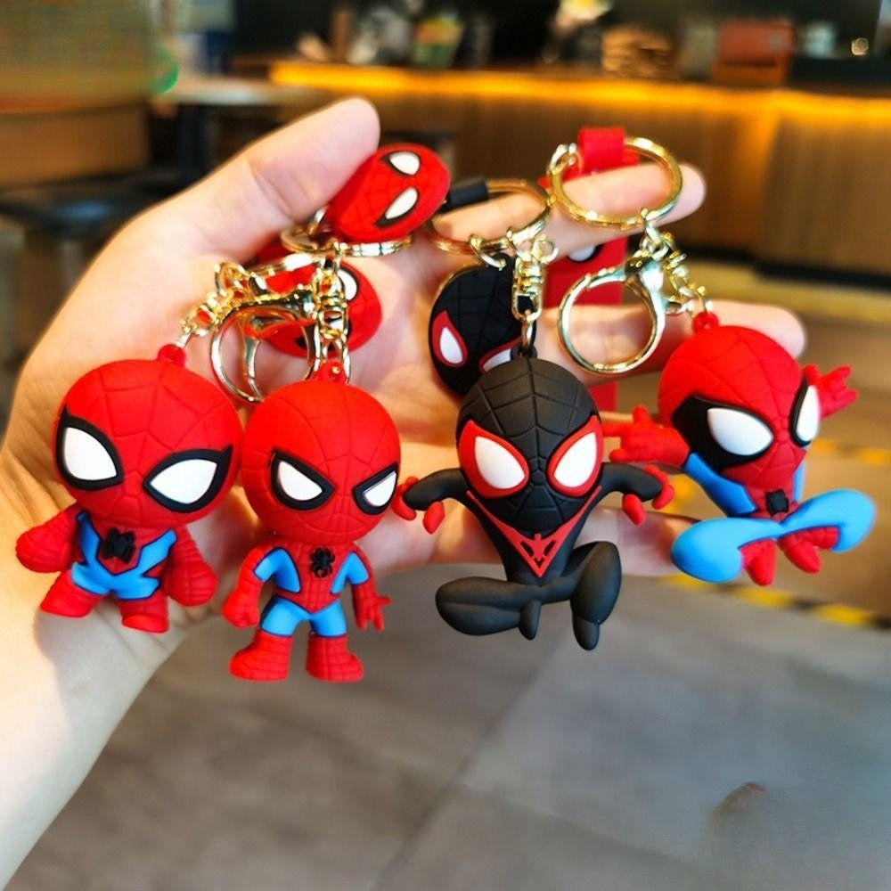 3D Rubber Silicone Spider-Man Keychain (Pack of 1) – Topperskit LLP