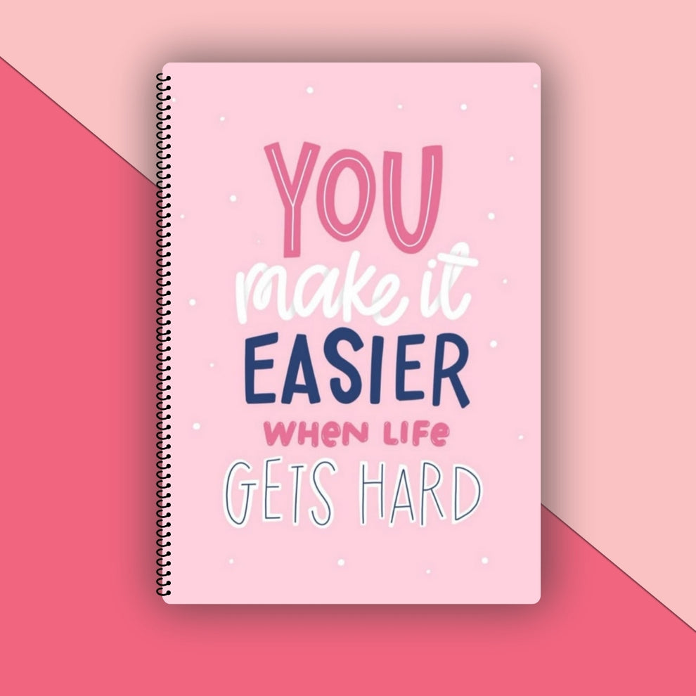 A4 Size Unruled Spiral Notebook– Premium Quality (Pack of 1 ...