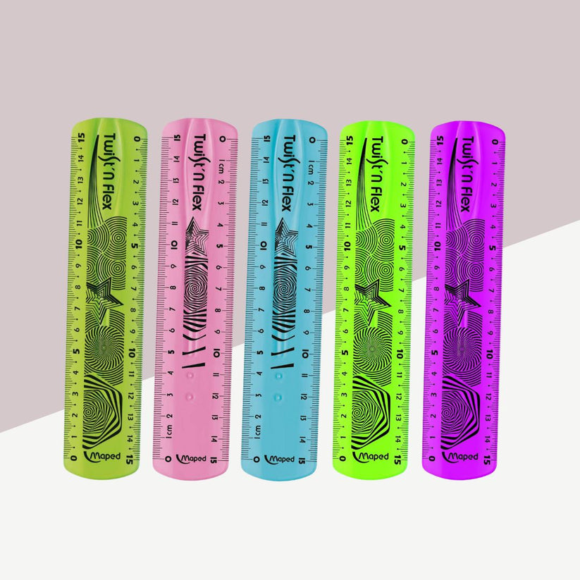 Maped 15cm Flexible Twist 'n Flex Ruler The Original (Pack of 1 ...