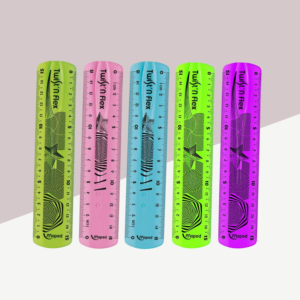 Maped 15cm Flexible Twist 'n Flex Ruler The Original (Pack of 1 ...