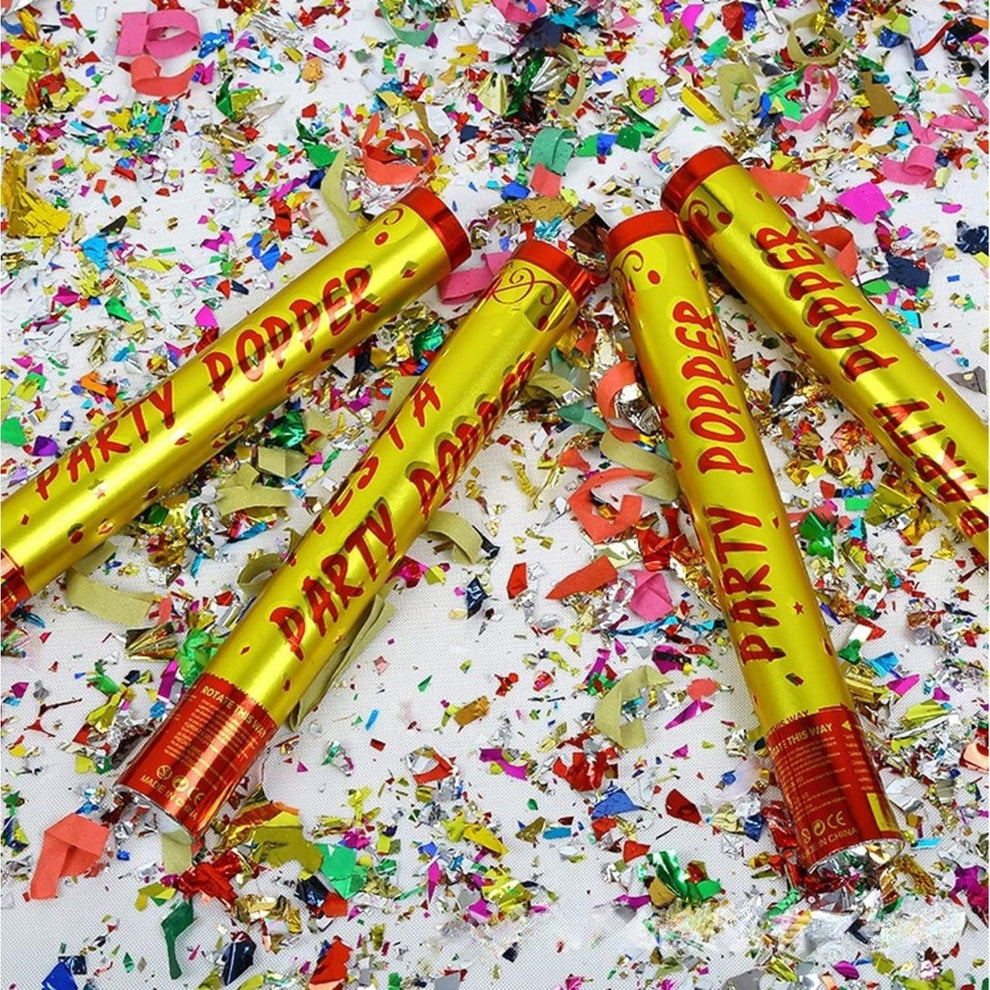 ( 5 Pcs. ) Large Party Popper – No Firework, Safe & Fun Celebration Ac ...