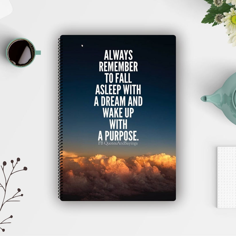 A4 Size Unruled Spiral Notebook– Premium Quality (Pack of 1 ...