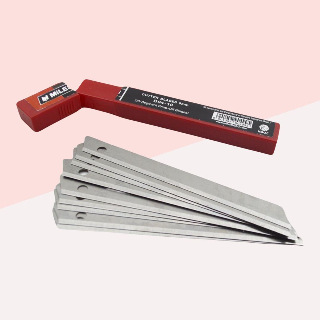 Miles Cutter Blades, 9mm (Pack of 1) – Topperskit LLP