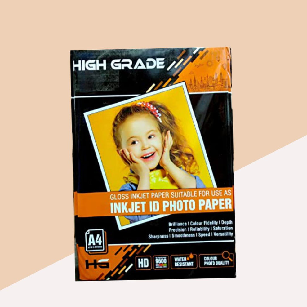 Premium A4 High Gloss Photo Paper ( Pack of 50 ) – Topperskit LLP