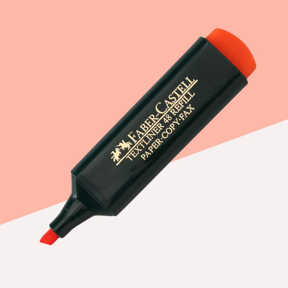Faber-Castell Textliner Pen - Florescent Orange ( Pack Of 1 ...