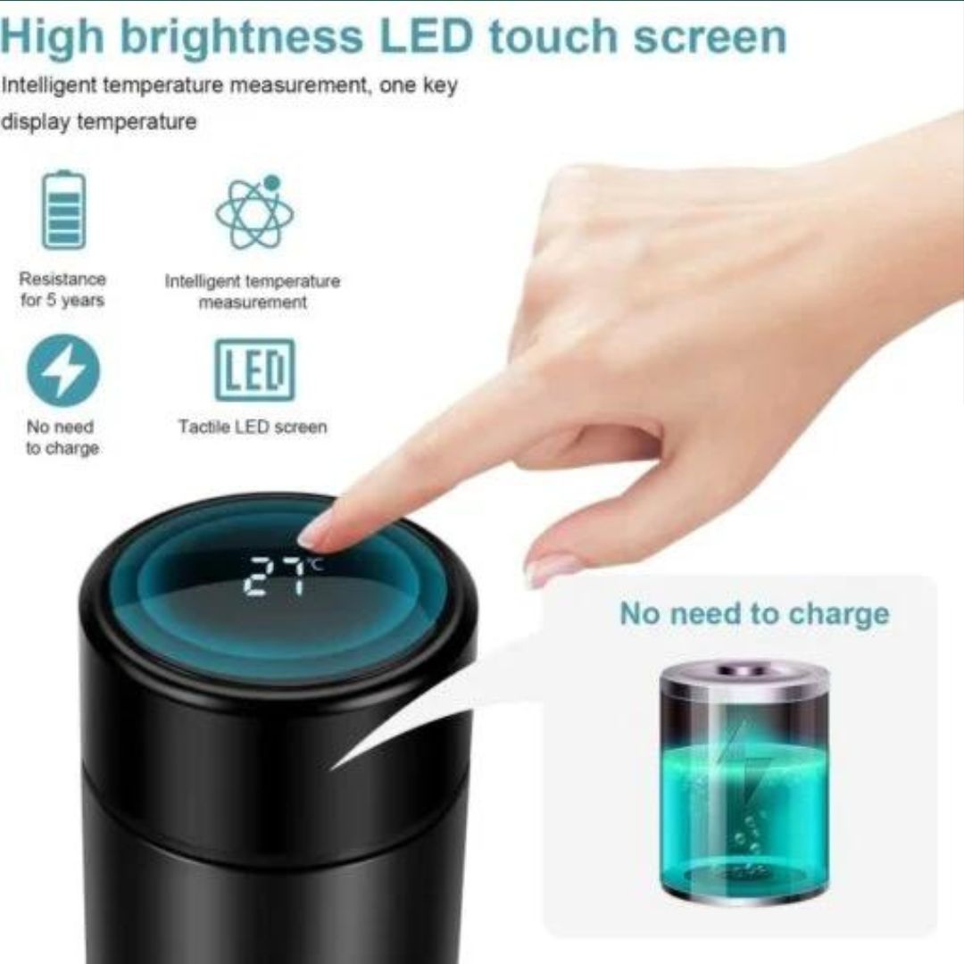Intelligent Thermal Insulation Smart Bottle with Temperature Display ...