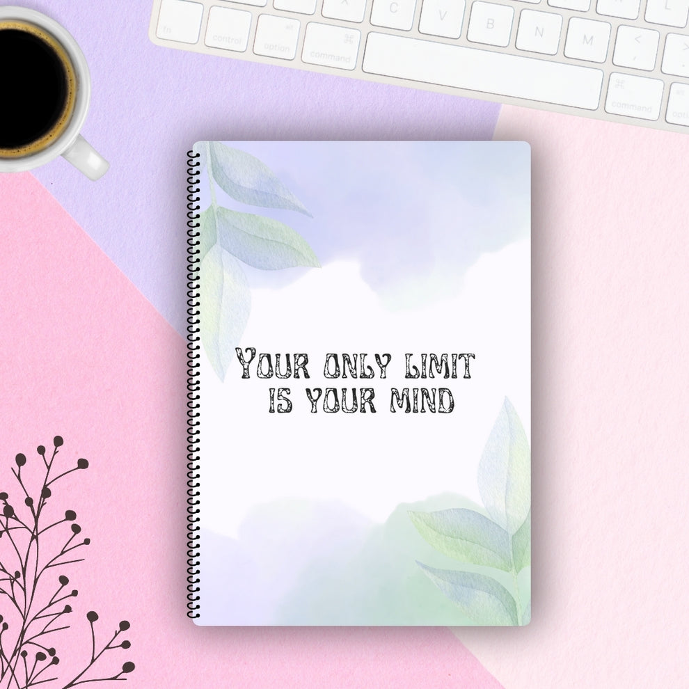 A4 Size Unruled Spiral Notebook– Premium Quality (Pack of 1 ...