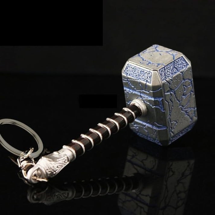 Thor Hammer Metal Keychain- Keyring for Marvel Fans (Pack of 1 ...