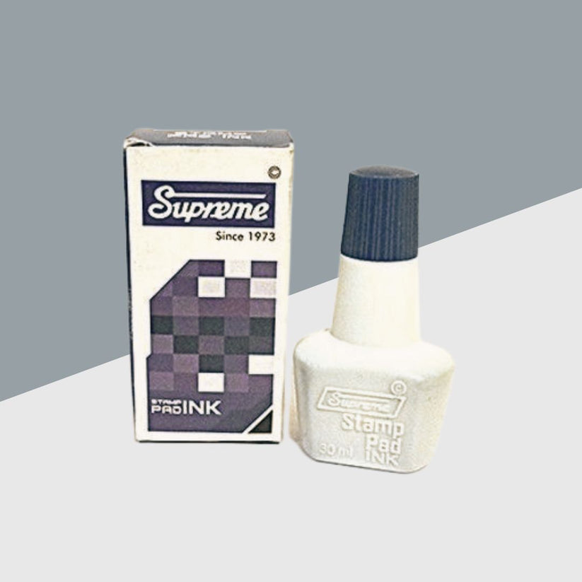 Supreme Stamp Pad Ink - Black (Pack Of 1) – Topperskit LLP