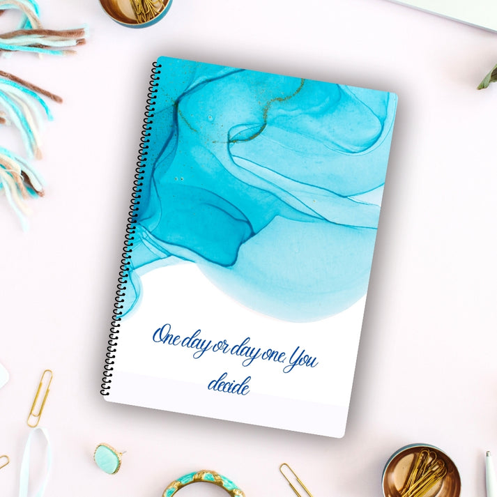 A4 Size Unruled Spiral Notebook– Premium Quality (Pack of 1 ...