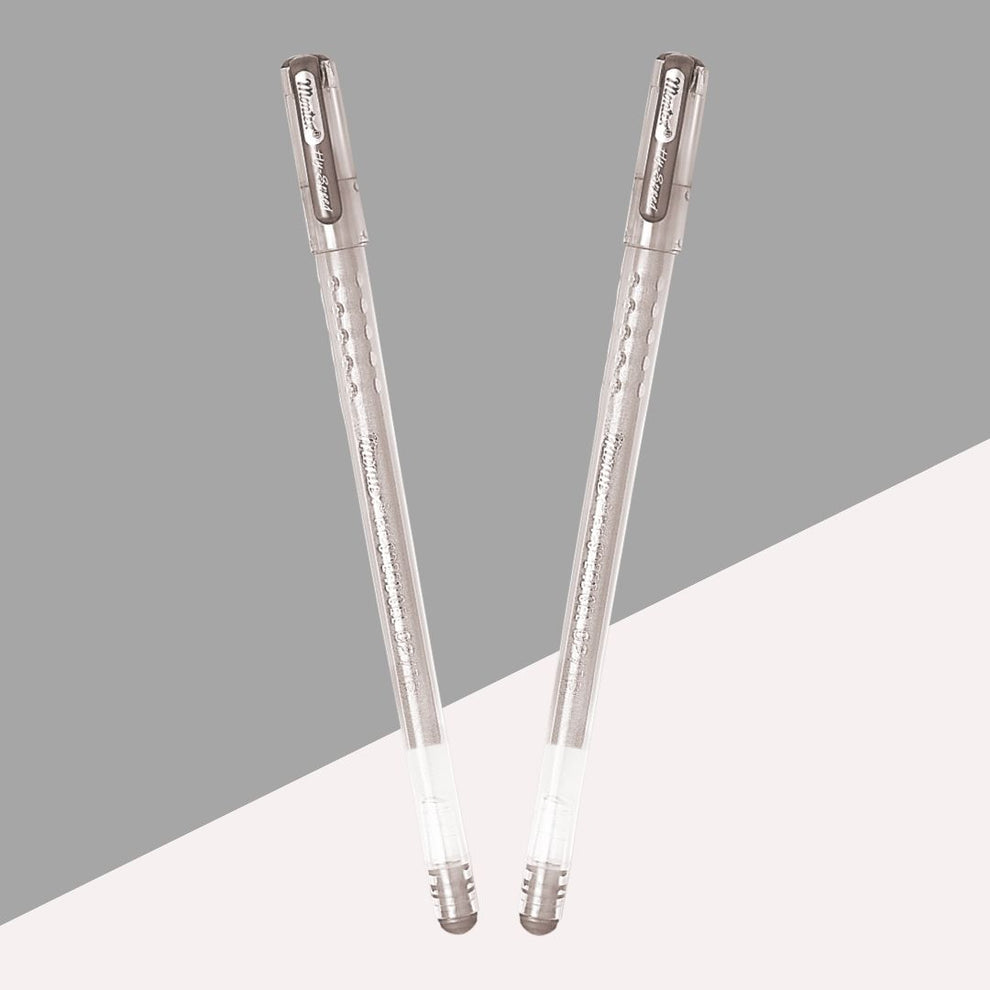 (2 Pcs.) Montex Hy-Speed Sparkle Pens in Silver – Topperskit LLP