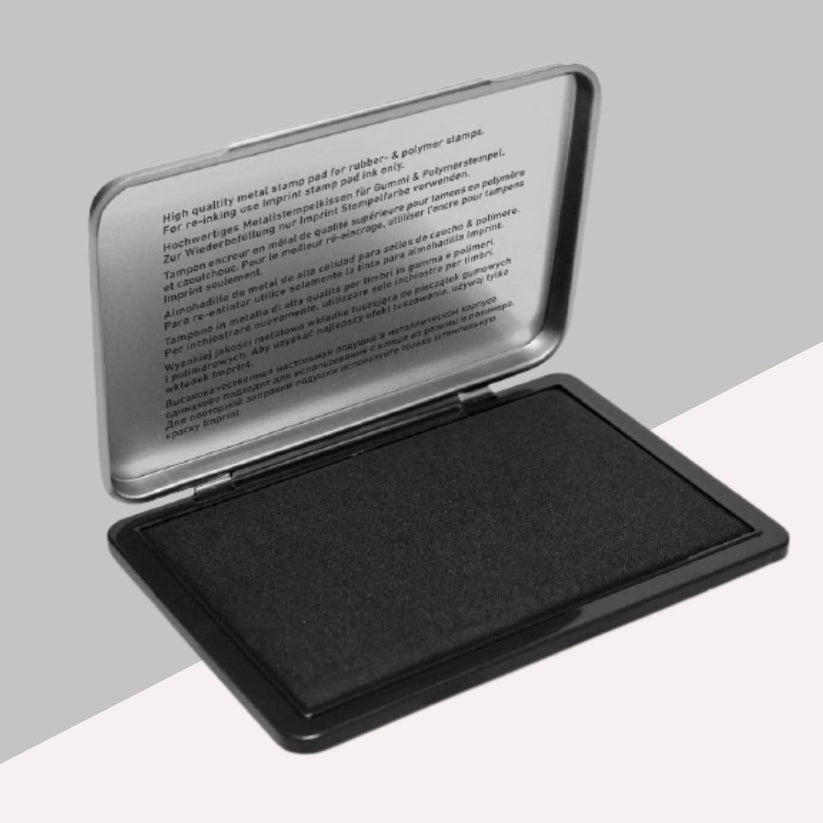 Supreme Metal Deluxe Black Stamp Pad – Medium ( Pack of 1 ...