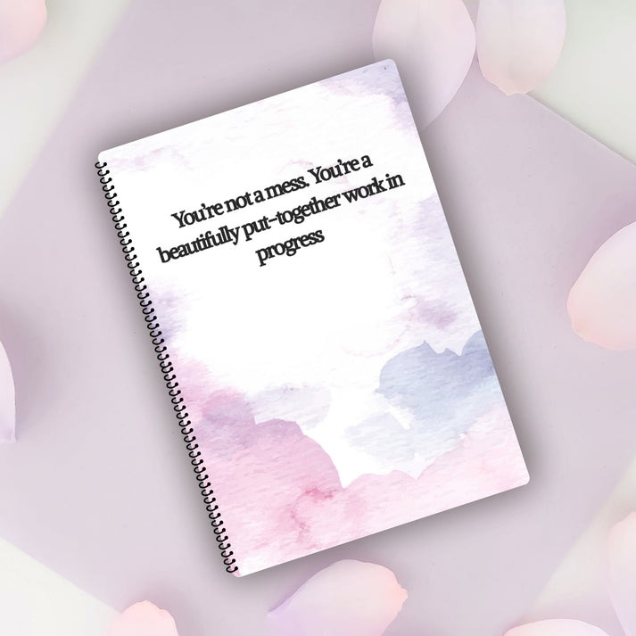 A4 Size Unruled Spiral Notebook– Premium Quality (Pack of 1 ...