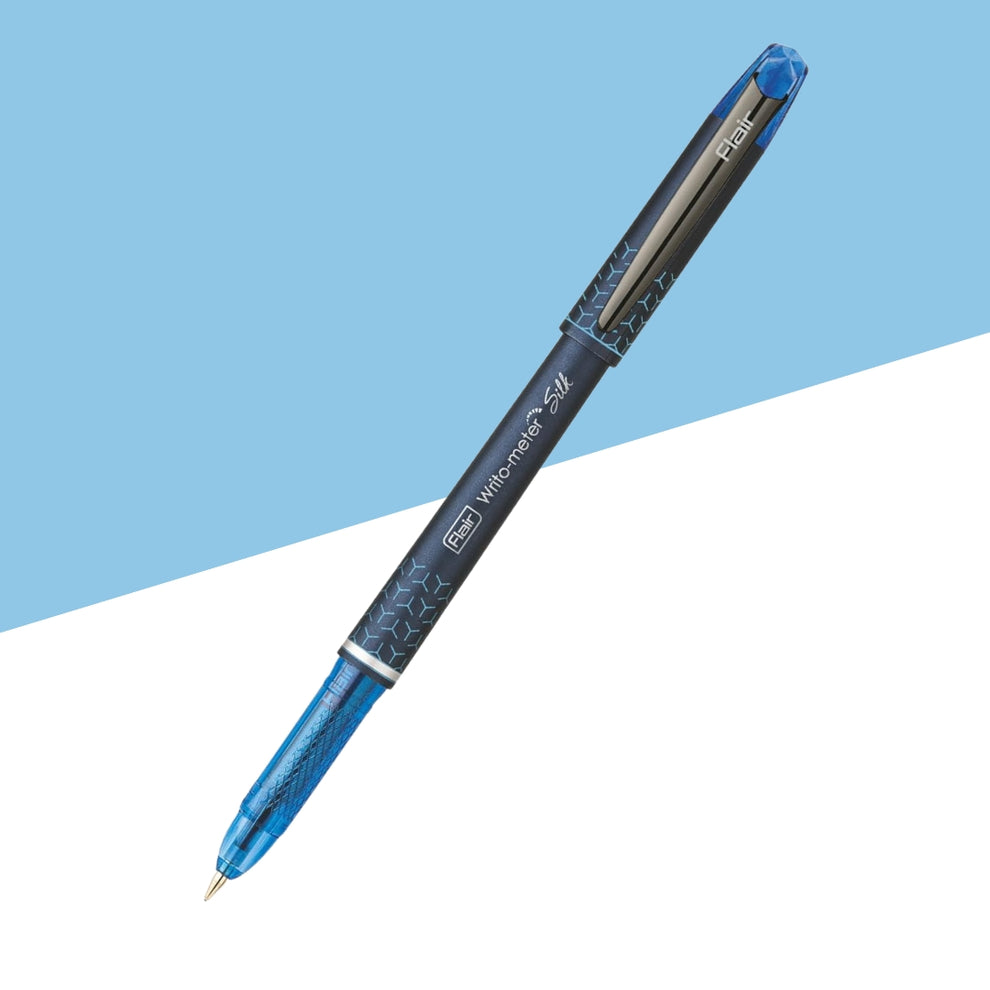 Flair Writo-Meter Silk Ball Pen - Blue (Pack of 1) – Topperskit LLP