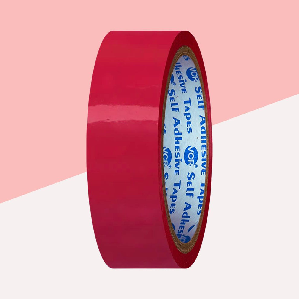 Large Red Tape - 1 Inch (Pack of 1) – Topperskit LLP