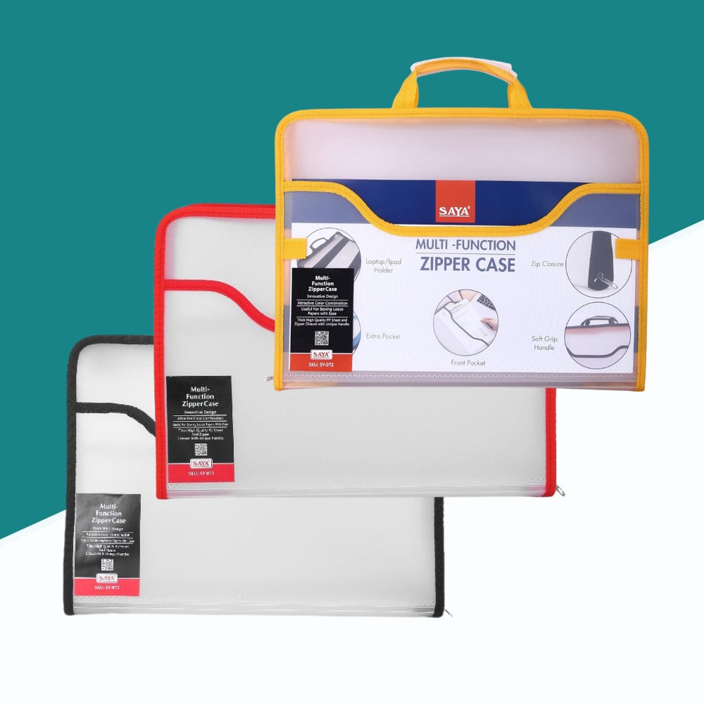 Saya Multi-Function Zipper Case with Handle (Pack Of 1) – Topperskit LLP