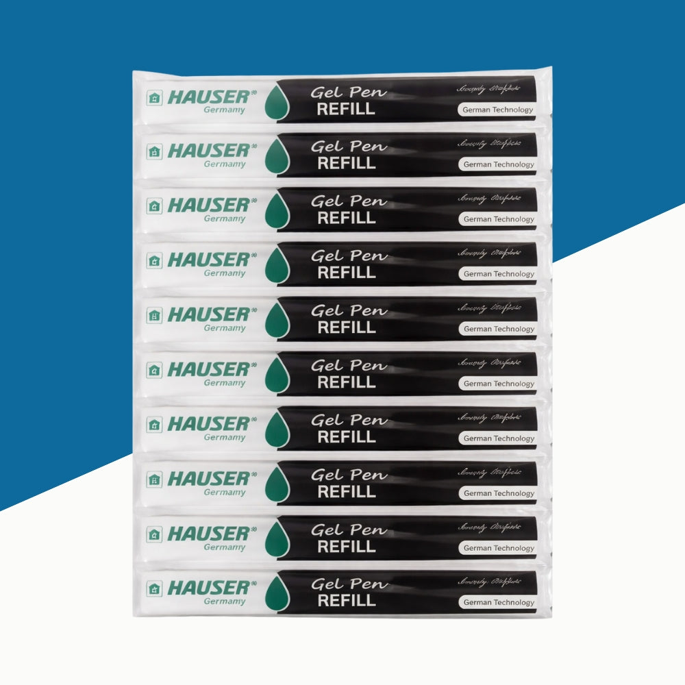 ( 10 pcs.) Hauser Gel Pen Refill – Blue – Topperskit LLP